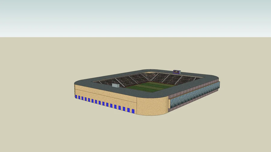 packed out stadium | 3D Warehouse