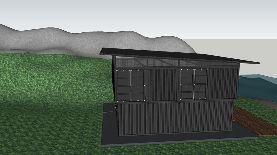 Tron Legacy Container house (ish) | 3D Warehouse