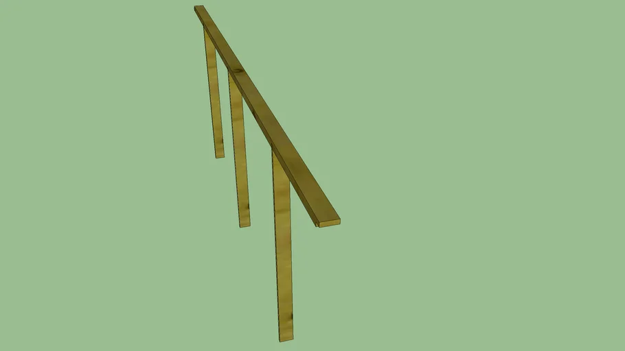 Wooden Rail | 3D Warehouse