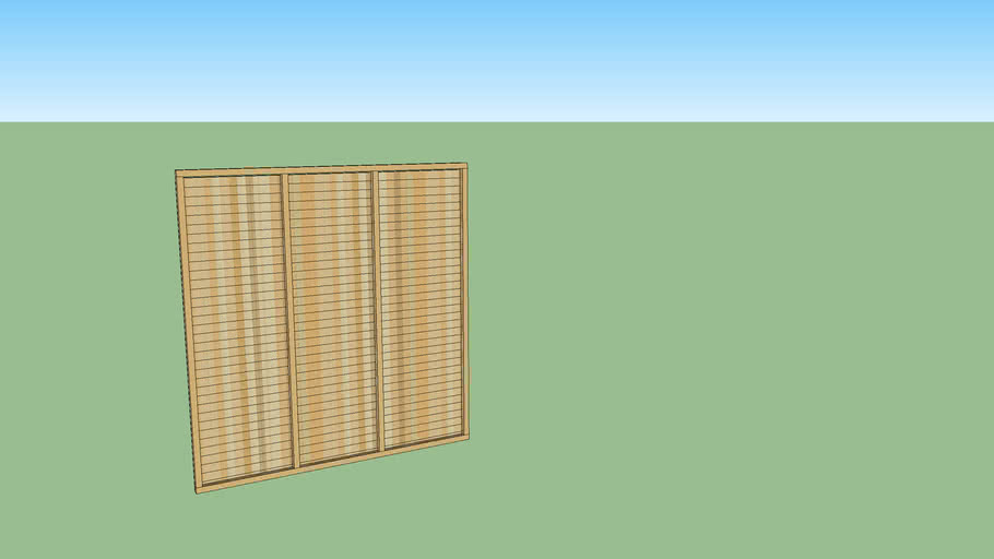 pared de machimbre | 3D Warehouse