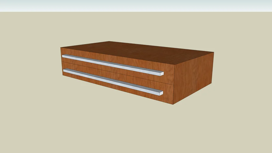 chest of drawers basic | 3D Warehouse