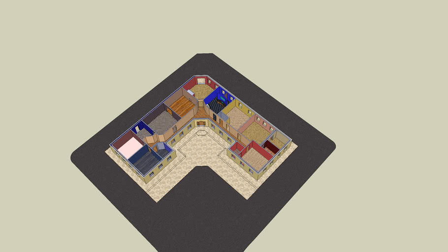 V Shaped House | 3D Warehouse