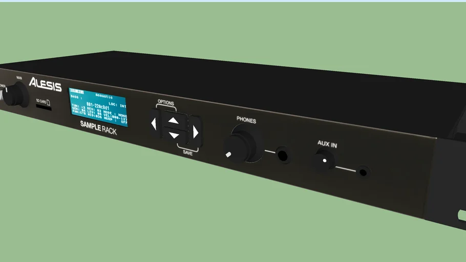 Alesis Sample Rack | 3D Warehouse