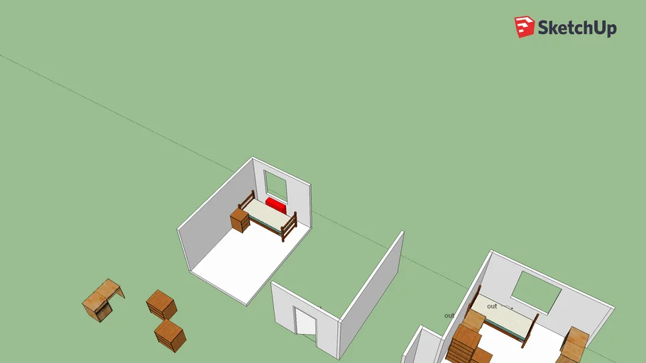 Dorm Room | 3D Warehouse