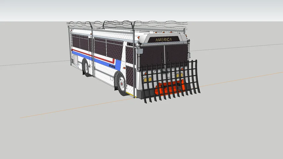 anti zombie bus | 3D Warehouse