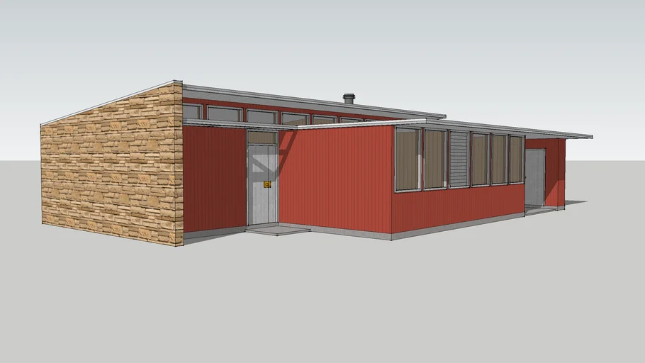Mid-century Modern House | 3D Warehouse