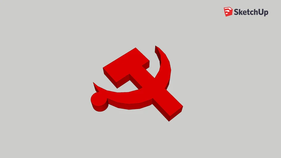 Hammer and sickle - ussr logo | 3D Warehouse