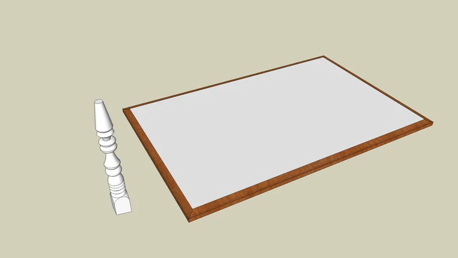 Table tutorial - step 3 | 3D Warehouse