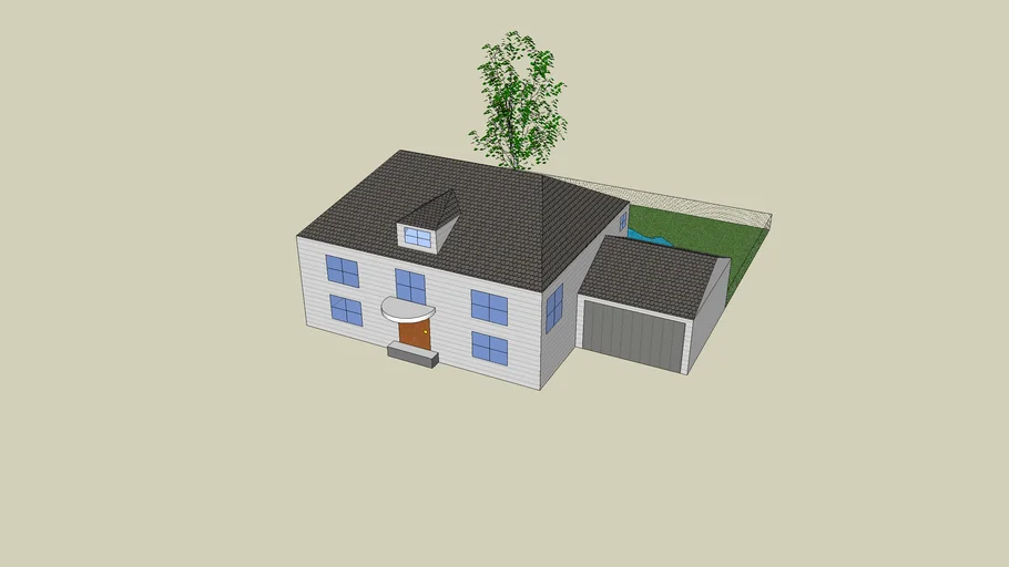 Colonial house | 3D Warehouse