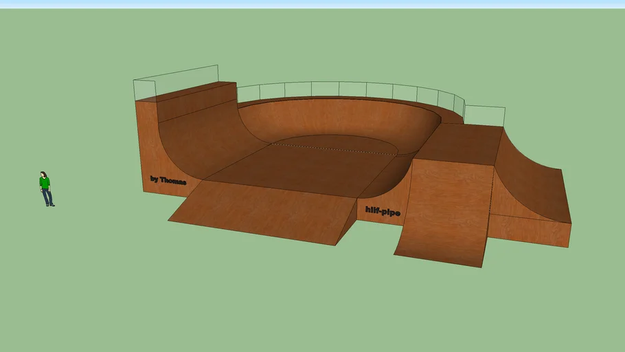 half-pipe | 3D Warehouse