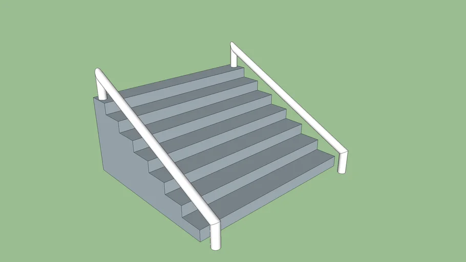 Stairs (2 Ramps) | 3D Warehouse