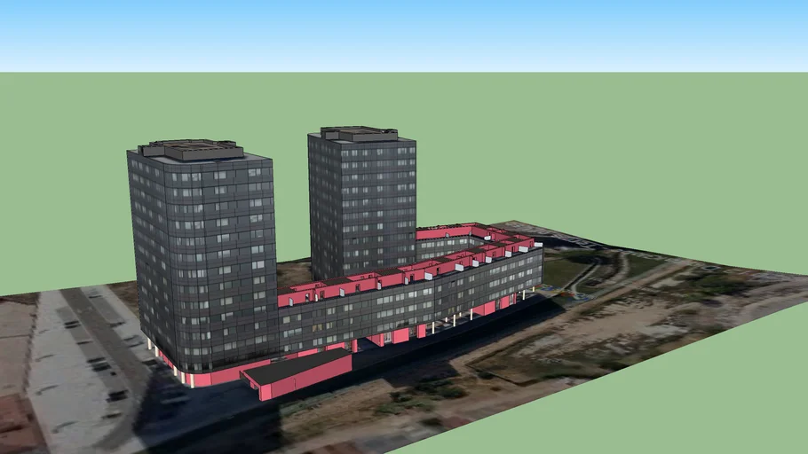 Edificio Alfar de Cadenillas bloque grande | 3D Warehouse