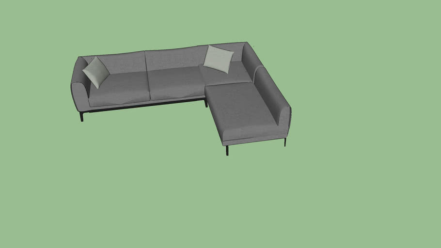 Corner sofa (option 2) | 3D Warehouse