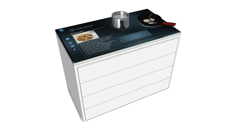 Tablet cooktop | 3D Warehouse