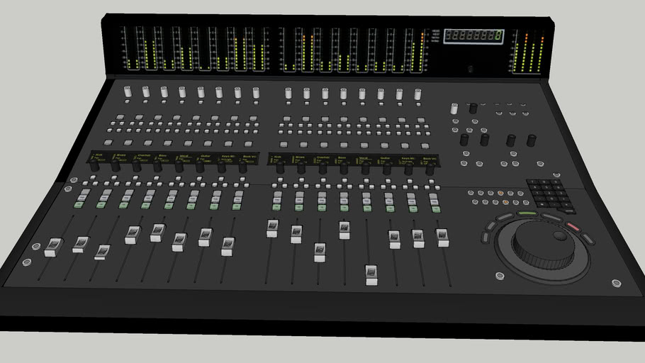 Avid C24 by Euphonix | 3D Warehouse
