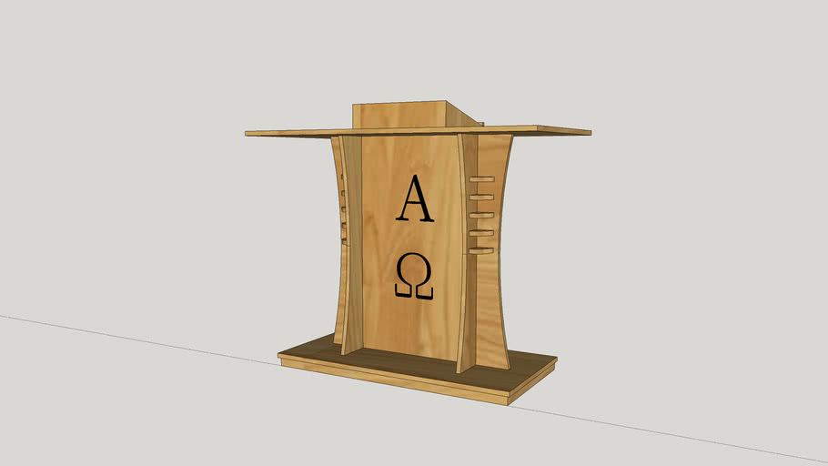 pulpit , wood pulpit . church puipit | 3D Warehouse