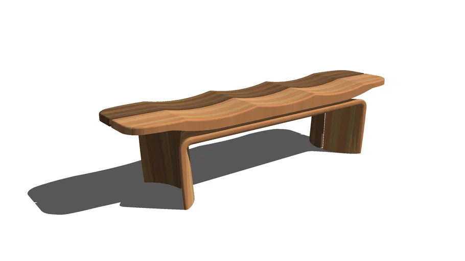 Banco Rios 3 Lugares - Studio Origin | 3D Warehouse