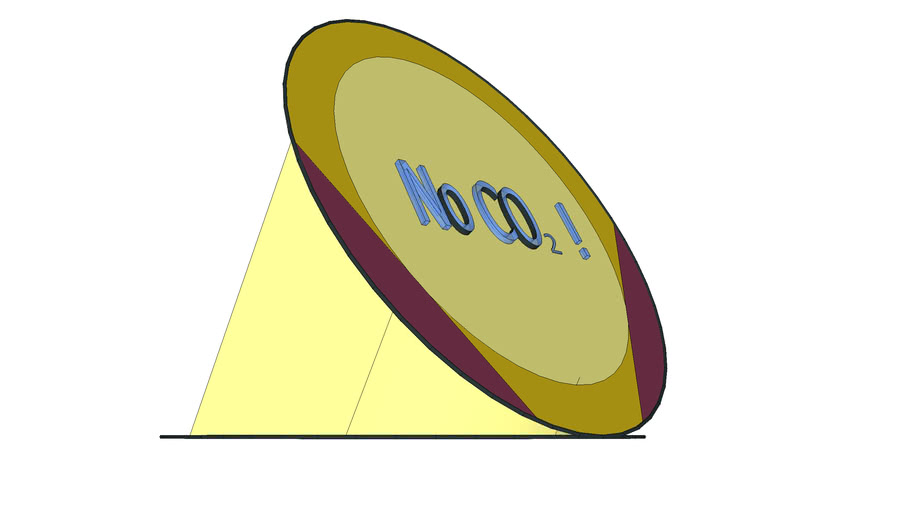 Solar cooker with circle reflectors | 3D Warehouse