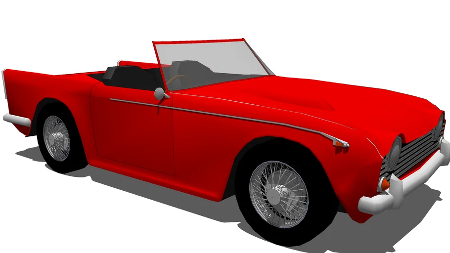 1967 Triumph TR5 | 3D Warehouse