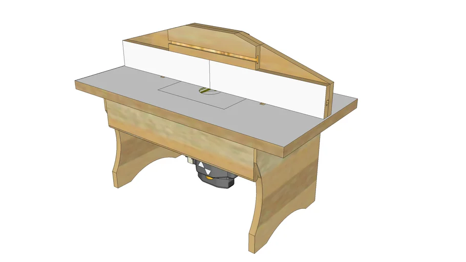 Small router table | 3D Warehouse