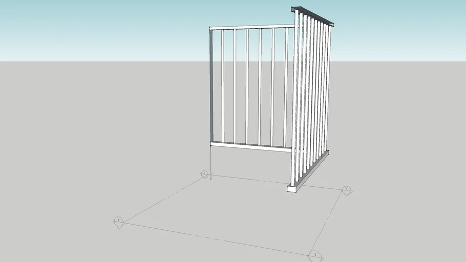 Trap balustrade | 3D Warehouse