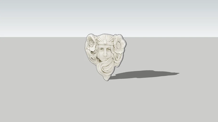 fronton art nouveau | 3D Warehouse