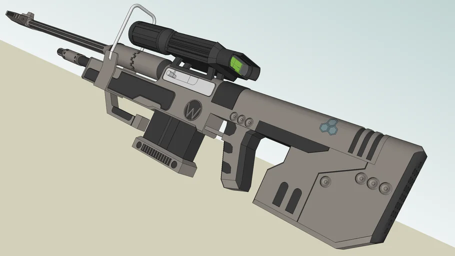 SRS 99 D Sniper Rifle | 3D Warehouse