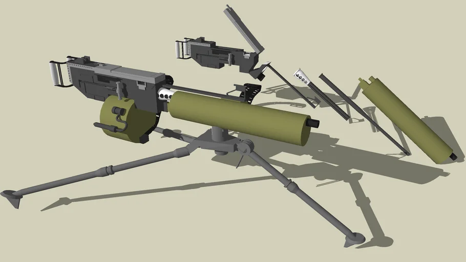 30 caliber light machine gun | 3D Warehouse