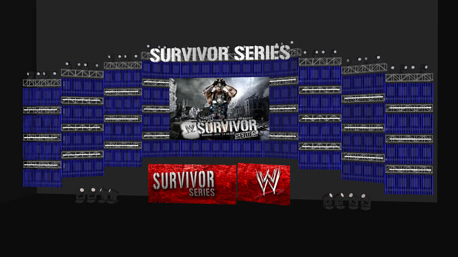 WWE Survivor Series 2013 Stage Concept | 3D Warehouse