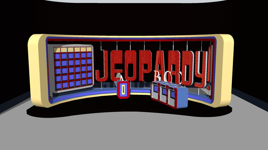 Copy of 1964-1975 Jeopardy! set | 3D Warehouse