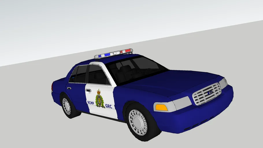 RCMP retro Crown victoria | 3D Warehouse