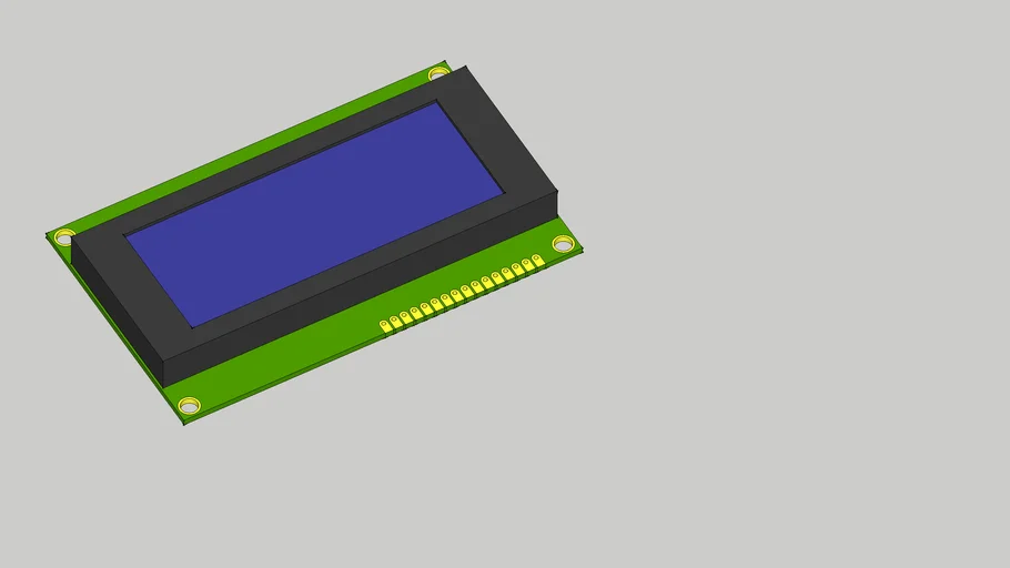 LCD 20 x 4 | 3D Warehouse