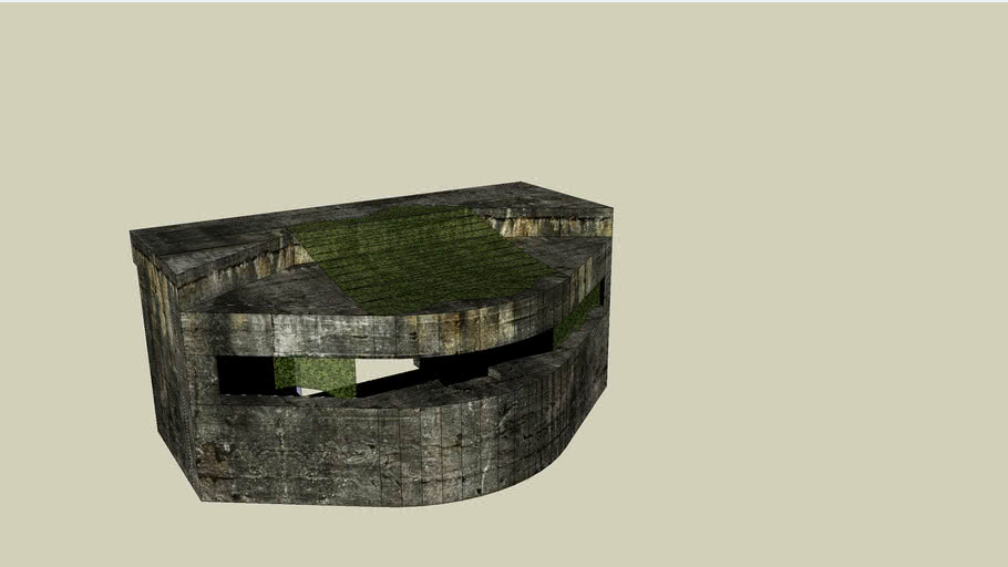 Small machine gun bunker | 3D Warehouse