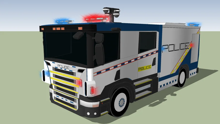 Police Mobile Command Truck | 3D Warehouse
