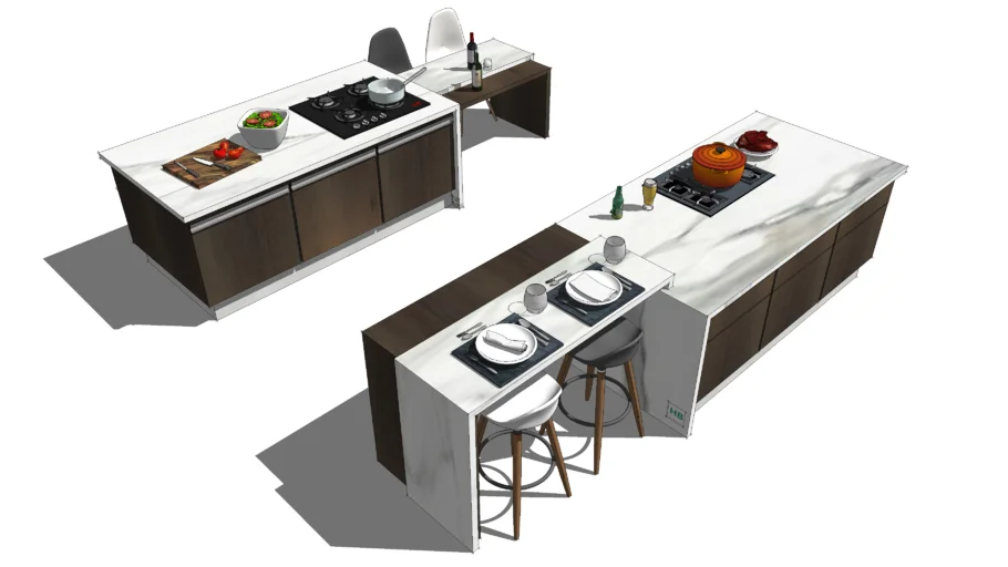 kitchen island mutfak ada | 3D Warehouse