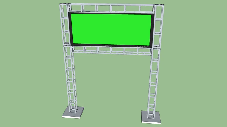 Truss projection screen | 3D Warehouse