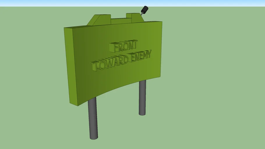 M18 Claymore mine | 3D Warehouse