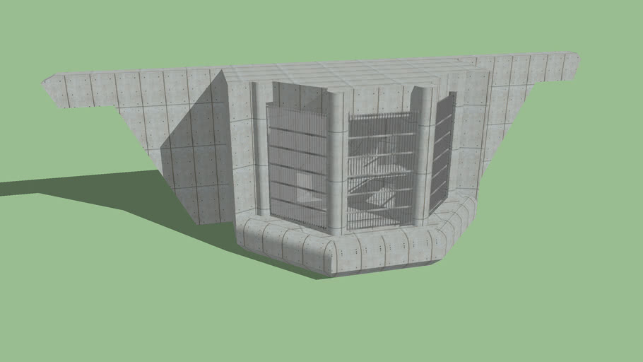 ALAKÖPRÜ DAM POWER TUNNEL INTAKE STRUCTURE can_tarık | 3D Warehouse