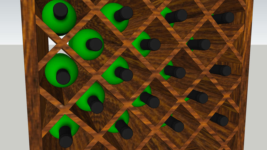 Wine Rack | 3D Warehouse