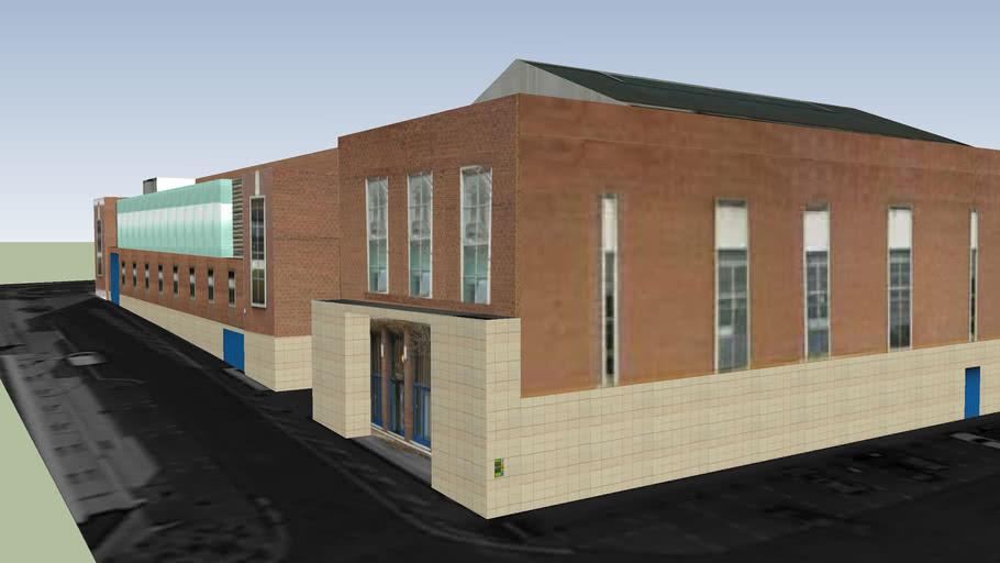 Wolverhampton Civic Hall and Wulfrun Hall 1938 | 3D Warehouse