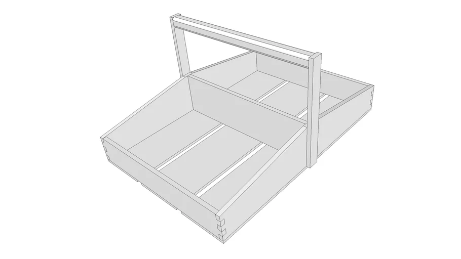 Garden Trug or Garden work box | 3D Warehouse