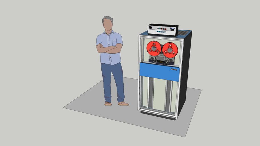 IBM 2401 MAGNETIC TAPE UNIT (1965) | 3D Warehouse