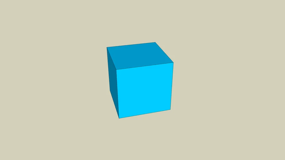 Cube | 3D Warehouse