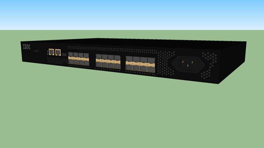 IBM 2498-24E ethernet networking switch | 3D Warehouse