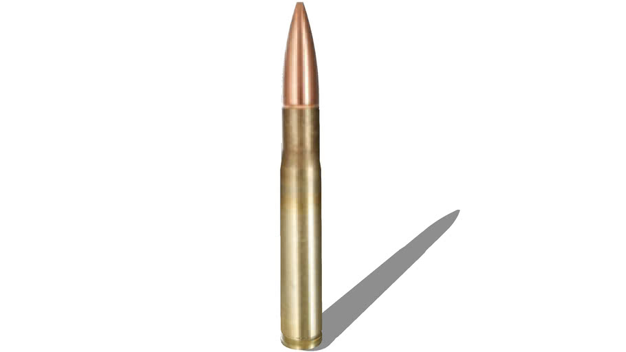 Barrett M-33 Ball .50 BMG | 3D Warehouse