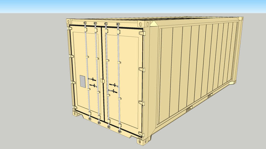 container 20 feet | 3D Warehouse