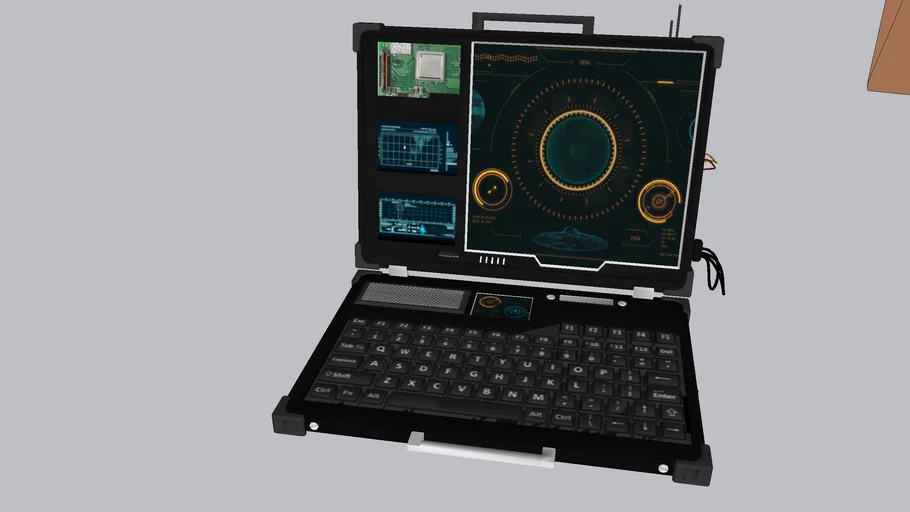 CyberPunk Laptop | 3D Warehouse