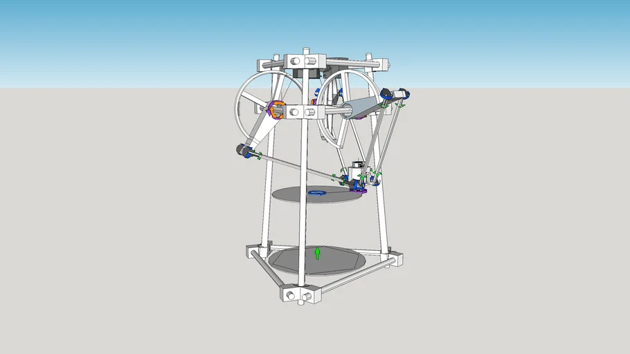 MSPhysics Delta Robot DRN 2016 | 3D Warehouse