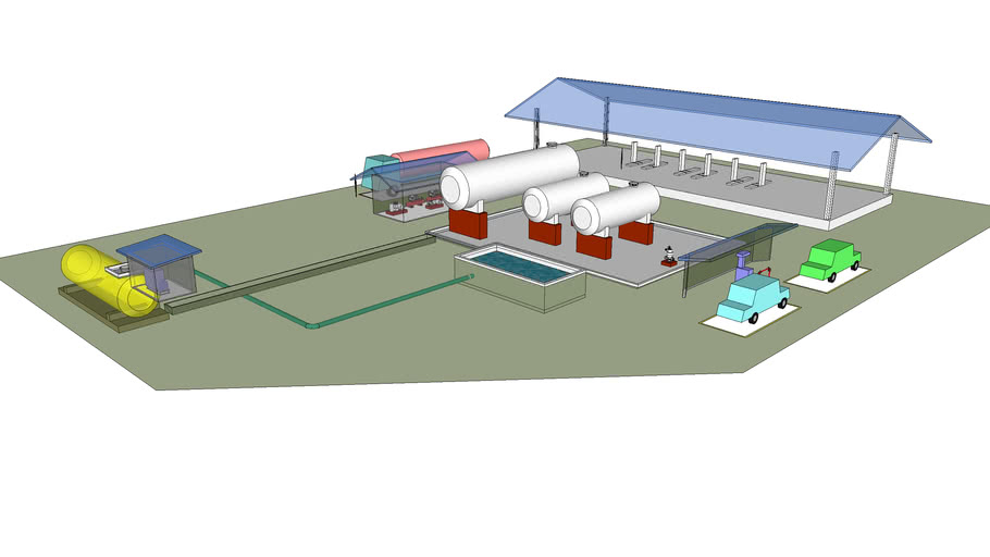 LPG factory | 3D Warehouse