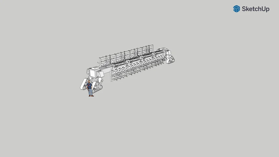 Gantry-System v1 mit Grubber | 3D Warehouse
